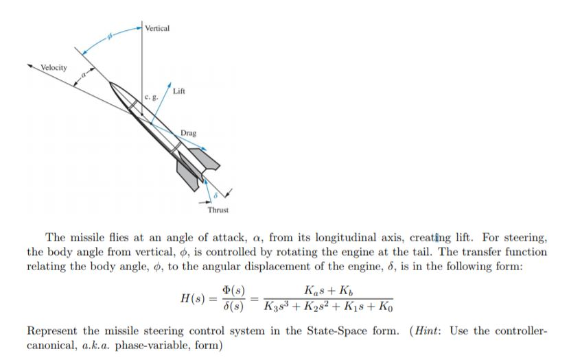 Solved Problem 5. Transfer Function to State-Space: A | Chegg.com Solved Problem 5. Transfer Function to State-Space: A | Chegg.com