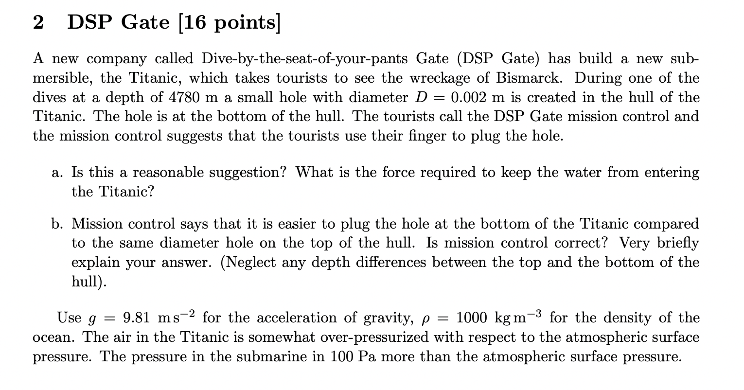 Solved 2 DSP Gate [16 points] A new company called | Chegg.com
