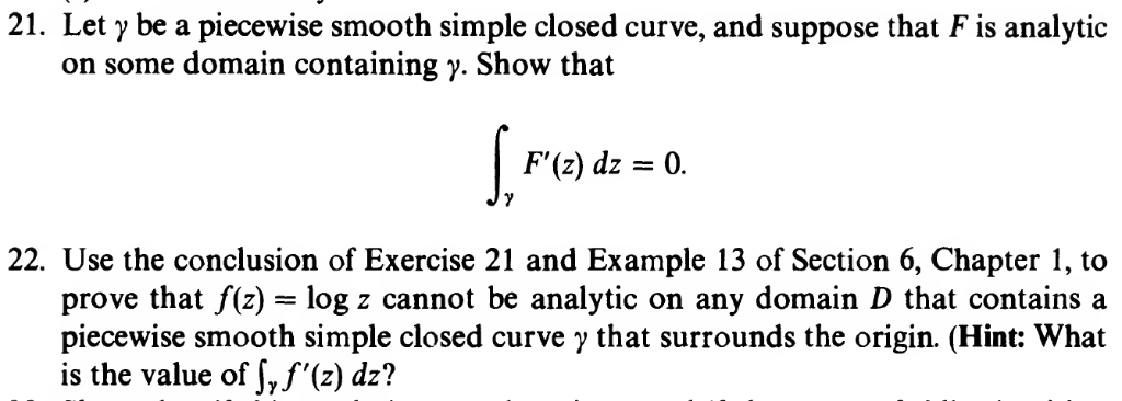 Solved 21. Let y be a piecewise smooth simple closed curve, | Chegg.com