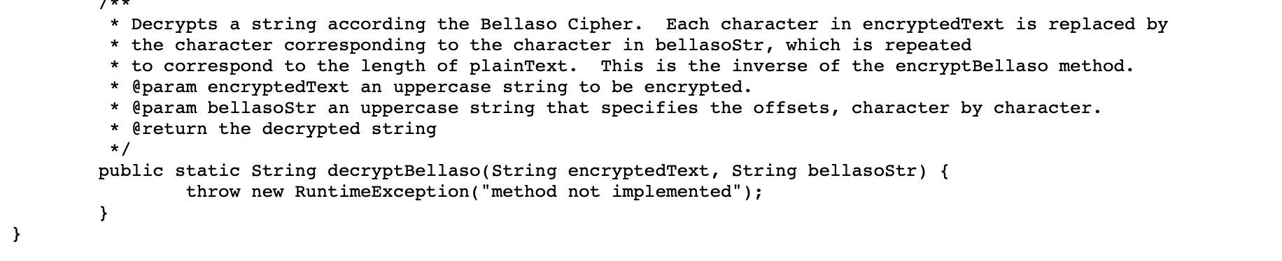 Solved public class CryptoManager { private static final | Chegg.com