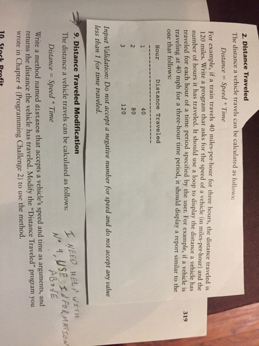 Solved The distance a vehicle travels can be calculated as | Chegg.com