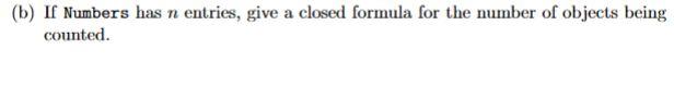 Solved 1. Consider the python code below: Numbers = [1, 2, | Chegg.com