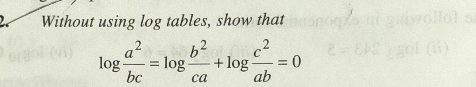 Solved Without using log tables, show that cartog's | Chegg.com
