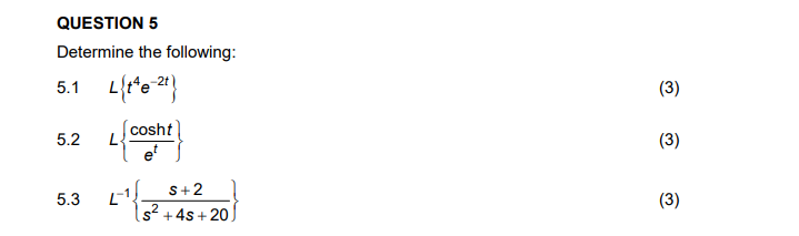 Solved QUESTION 5Determine the | Chegg.com