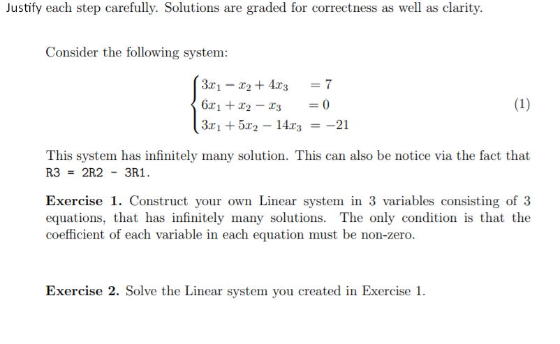 Solved Justify each step carefully. Solutions are graded for | Chegg.com
