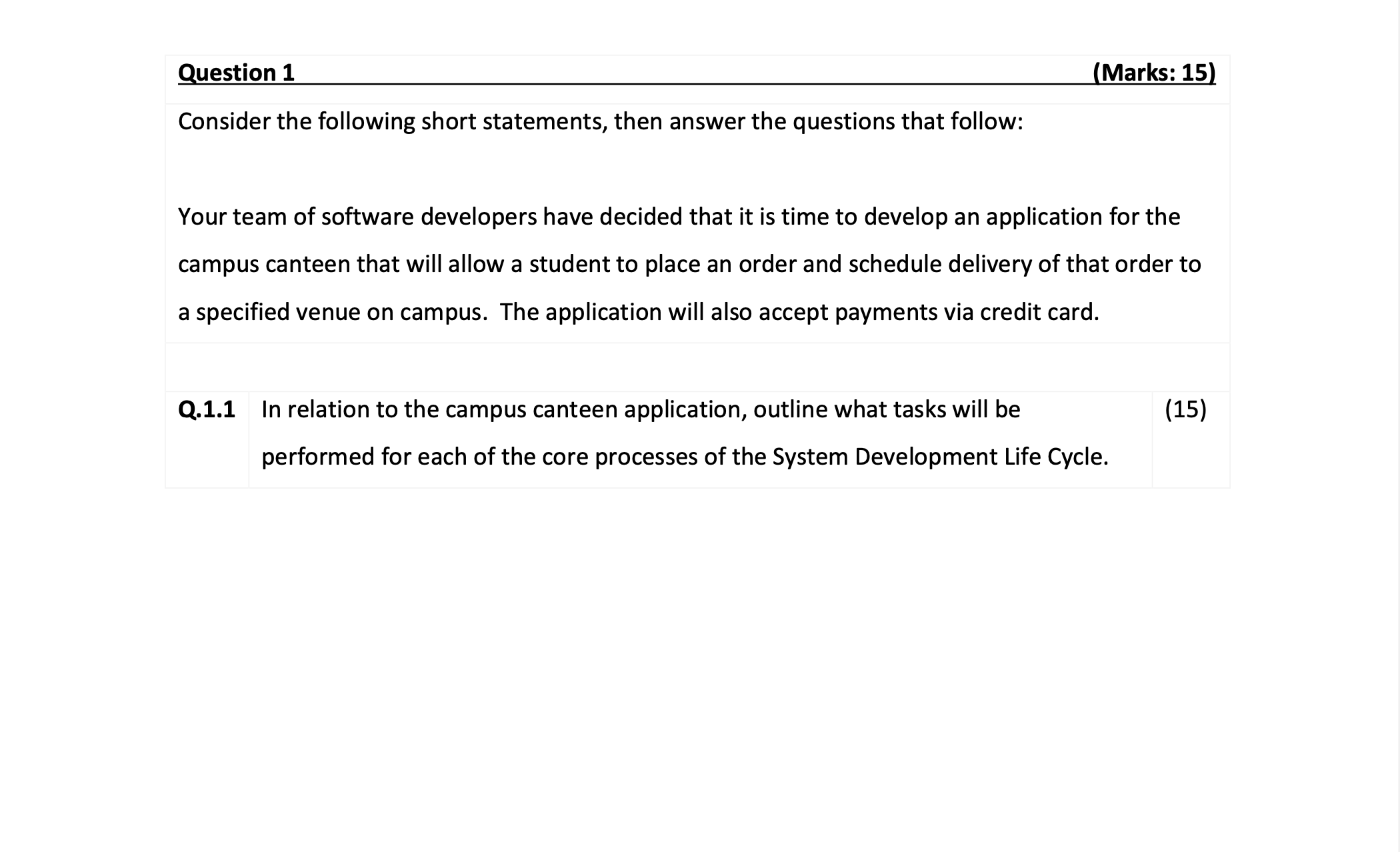 Solved Question 1(Marks: 15)Consider the following short | Chegg.com Solved Question 1(Marks: 15)Consider the following short | Chegg.com