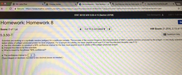 Solved Up My Labs plus x R Course Home x Do Homework Tate | Chegg.com