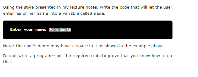 Solved Using the style presented in my lecture notes, write | Chegg.com