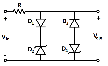 Solved All used in the next circuit diodes are silicon. | Chegg.com