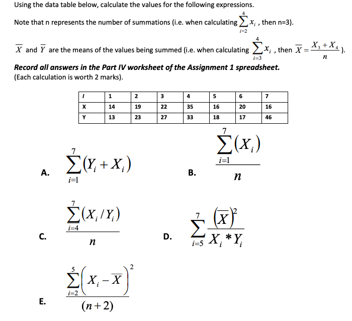 Solved Using The Data Table Below Calculate The Values For 1646