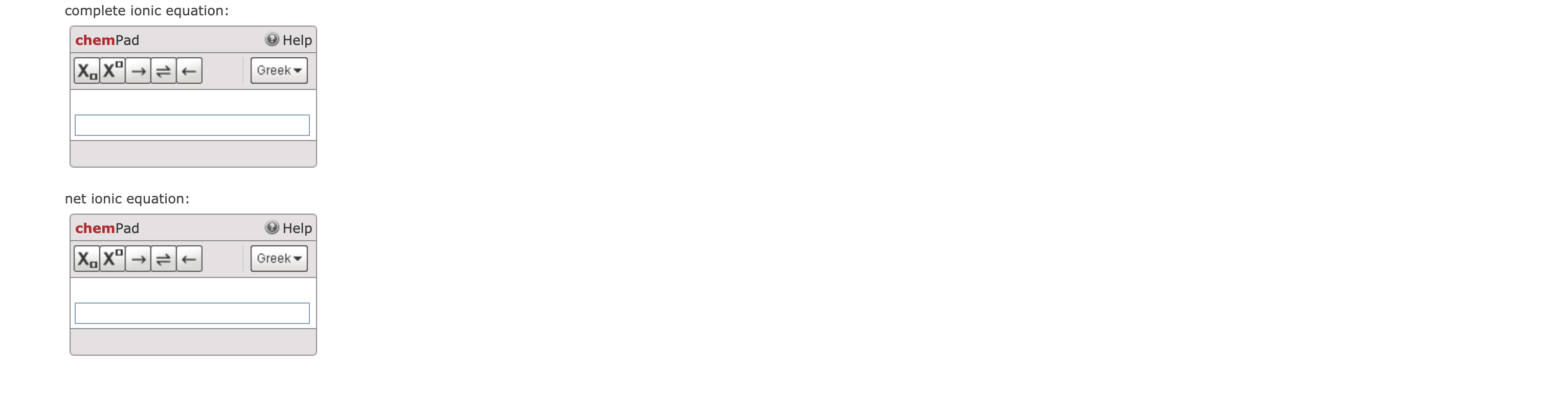 Solved Write the balanced equations (all three types) for | Chegg.com