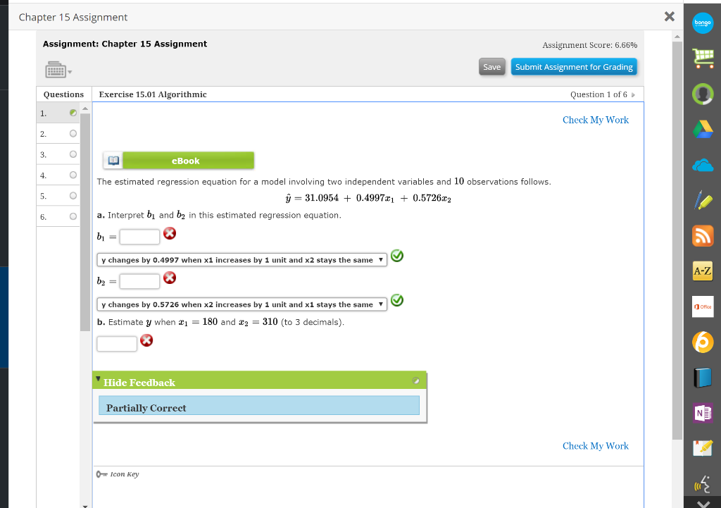 Solved Chapter 15 Assignment bongo Assignment: Chapter 15 | Chegg.com