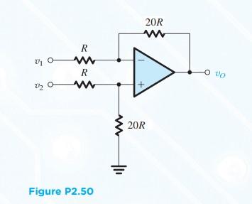 Solved Figure P2.502.50 For the circuit in Fig. P2.50, use | Chegg.com