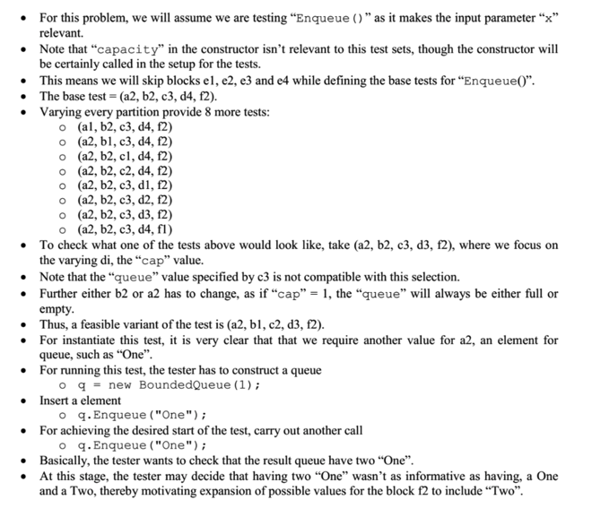 Solved In JUnit, generate test case specifications for | Chegg.com