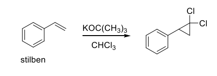 Solved KOC(CH3)3 CHCIE stilben | Chegg.com