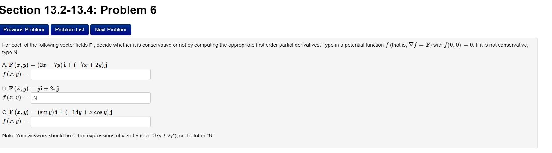 Solved Section 13.2-13.4: Problem 6 Previous Problem Problem | Chegg.com