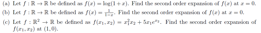 Solved (a) Let f:R→R be defined as f(x)=log(1+x). Find the | Chegg.com