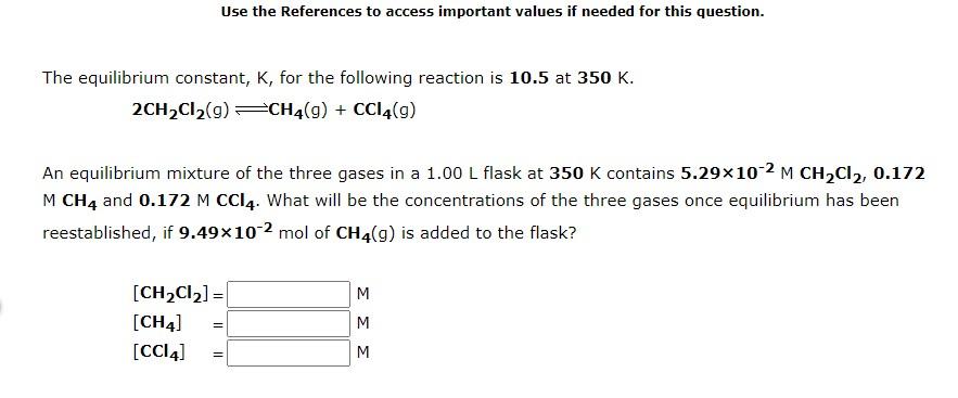 Solved Use the References to access important values if | Chegg.com