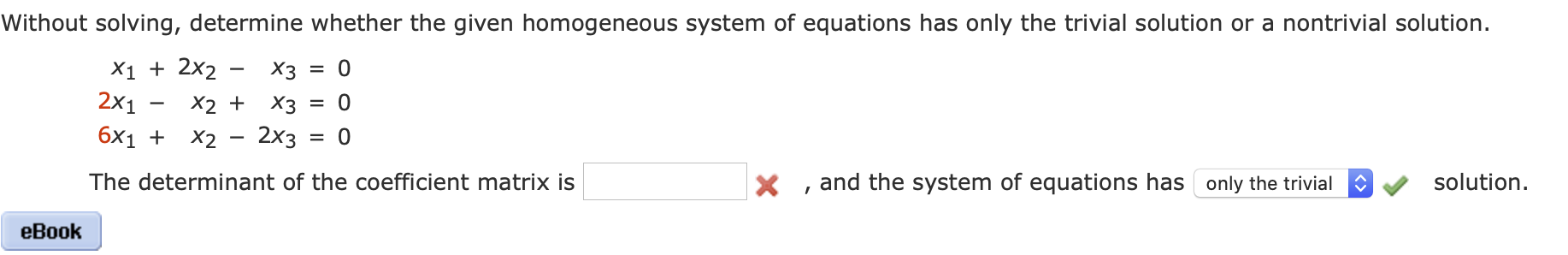 Solved Without solving, determine whether the given | Chegg.com