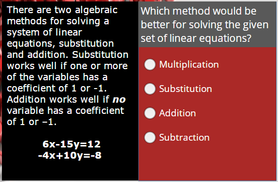 Solved Which method would be better for solving the given | Chegg.com
