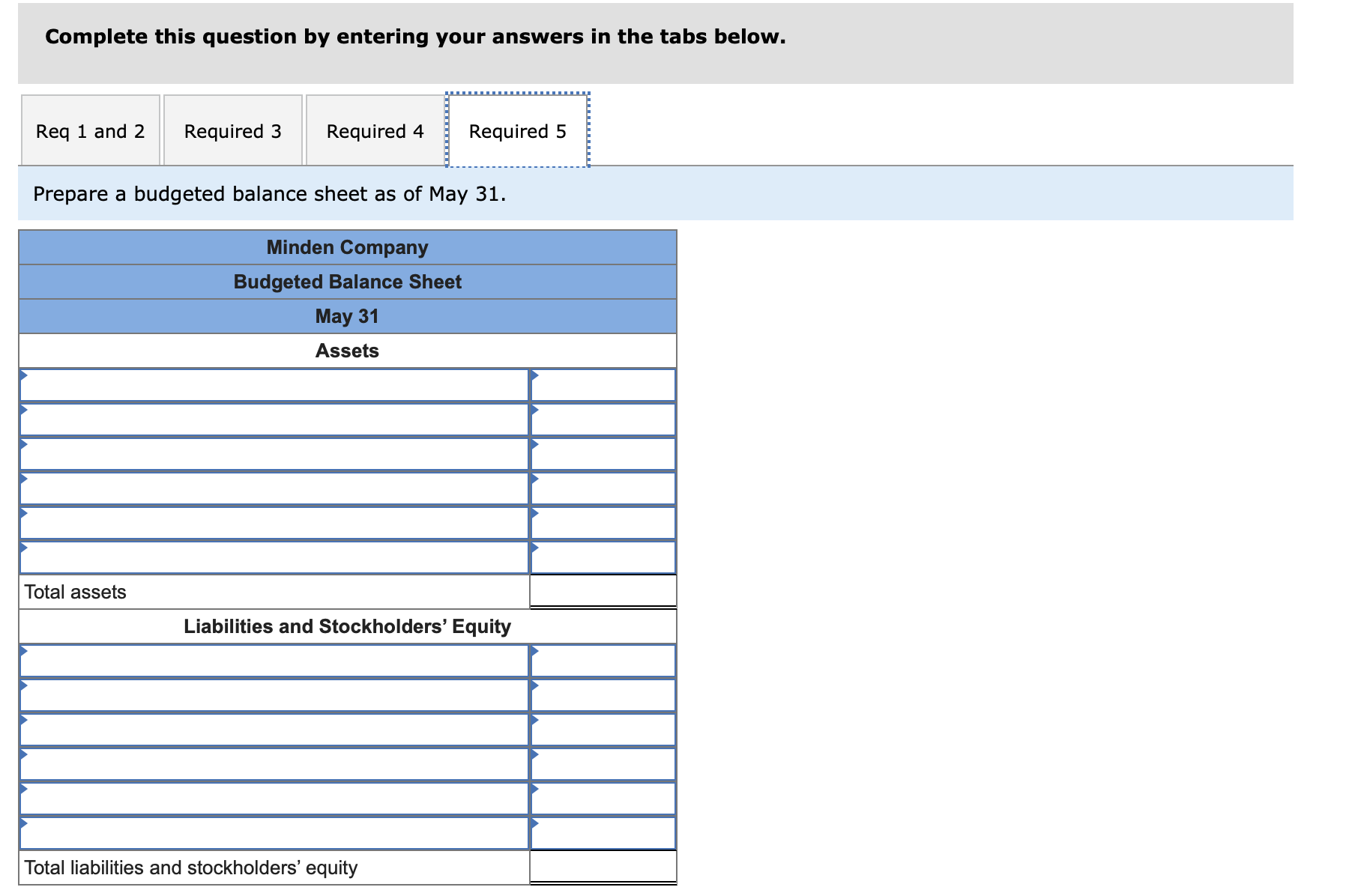 Solved Problem 8-19 (Static) Cash Budget; Income Statement; | Chegg.com
