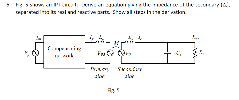 Solved 4. Fig. 3 shows a capacitive power transfer circuit. | Chegg.com