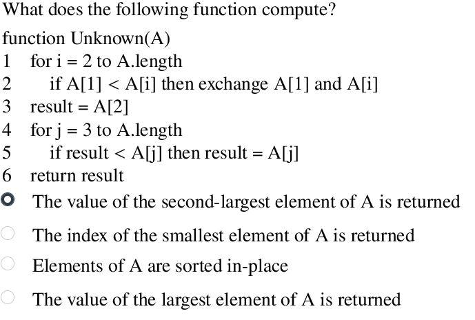 Solved What does the following function compute? function | Chegg.com Solved What does the following function compute? function | Chegg.com
