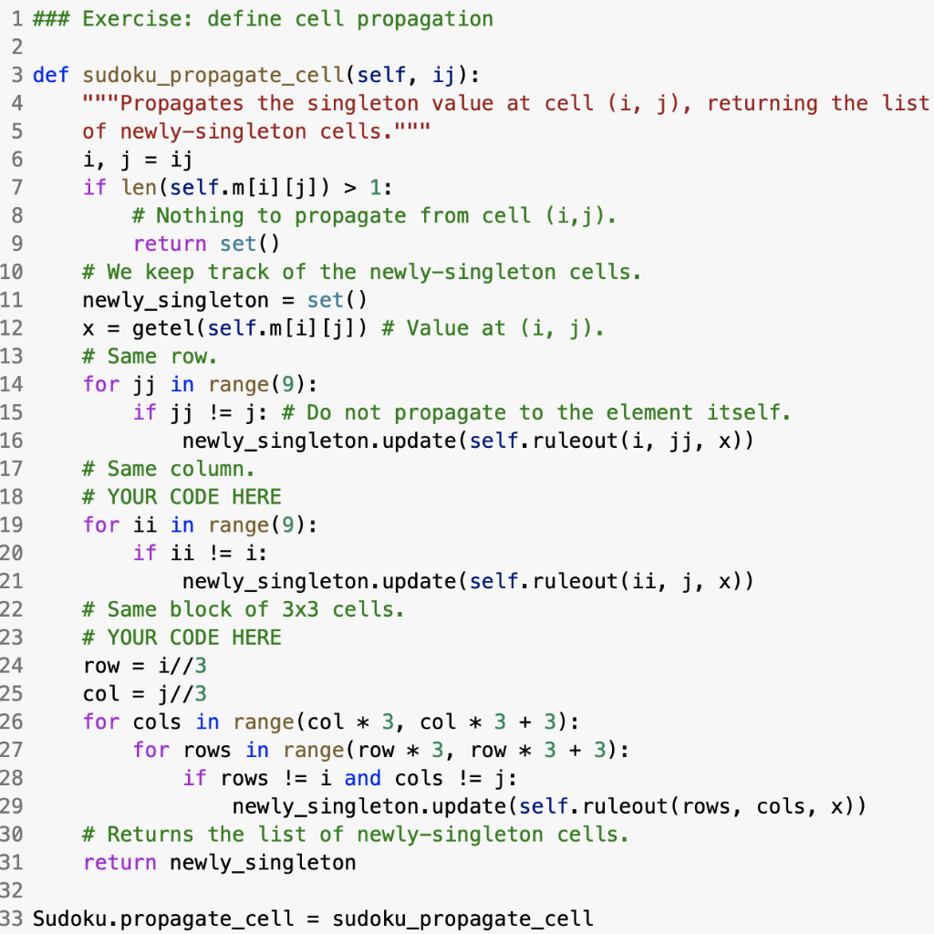 Solved Please do the coding in python where it say "Your | Chegg.com