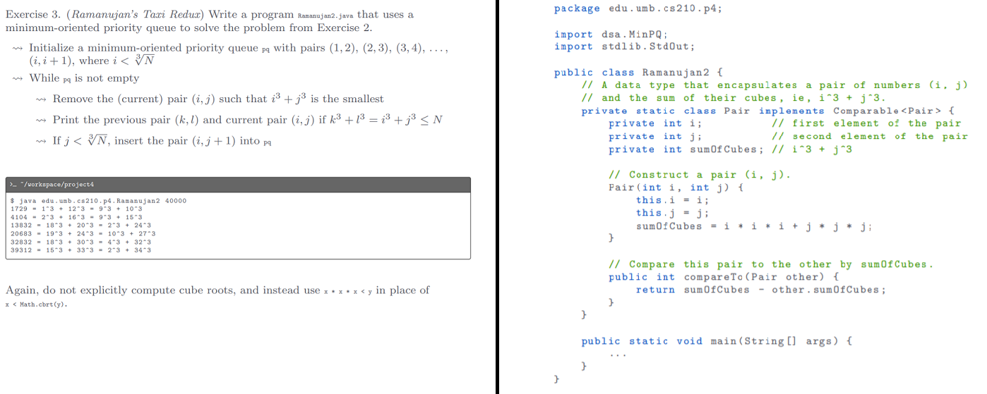 package edu.umb. cs210.p4; import dsa. MinPQ: import | Chegg.com