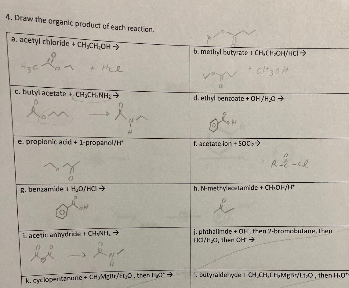 Solved Hello, I am uncertain about my answers from B through | Chegg.com