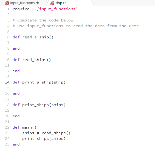 Solved Use the scaffold code provided for this task. | Chegg.com