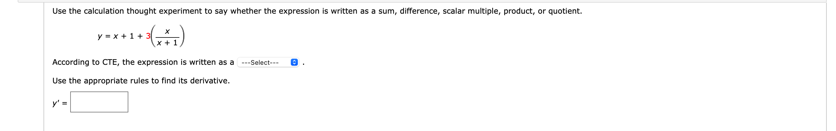 Solved Use the calculation thought experiment to say whether | Chegg.com