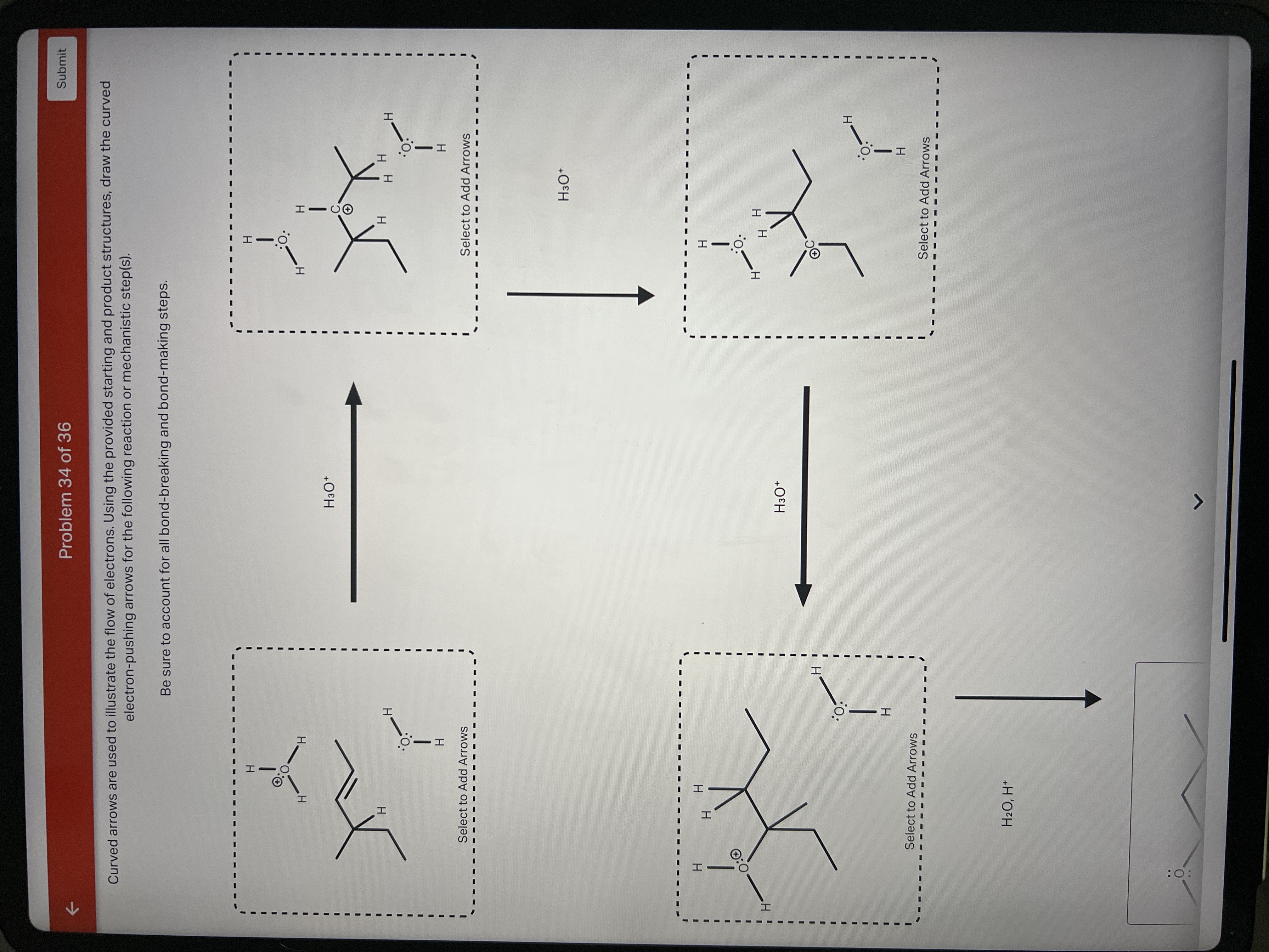 Solved Curved arrows are used to illustrate the flow of | Chegg.com
