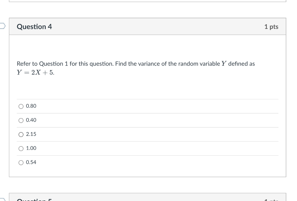 Solved Let X be a random variable with the following | Chegg.com