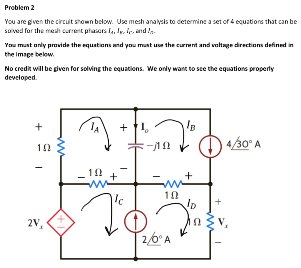 Solved Problem 2 You are given the circuit shown below. Use | Chegg.com