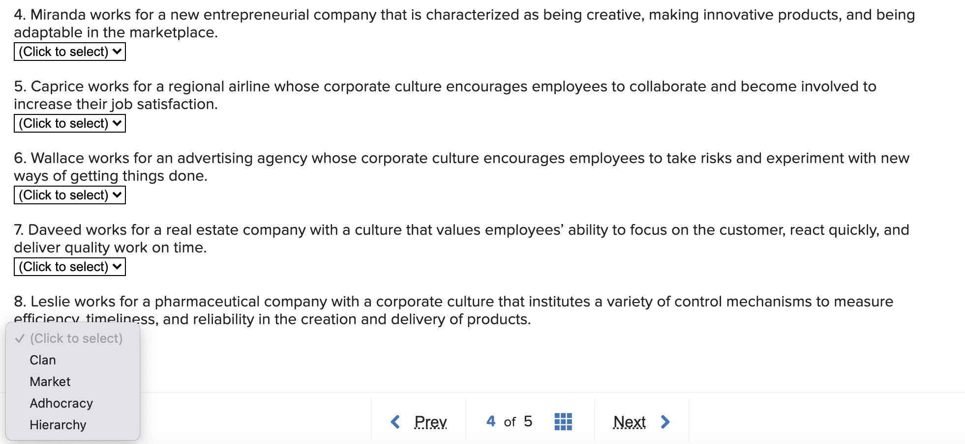 Solved Organizational culture is a system of shared beliefs | Chegg.com