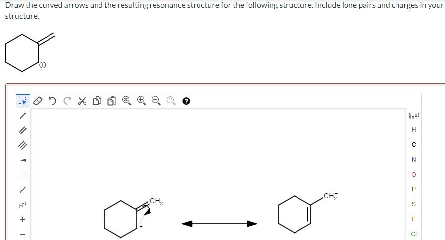 Solved Draw the curved arrows and the resulting resonance | Chegg.com