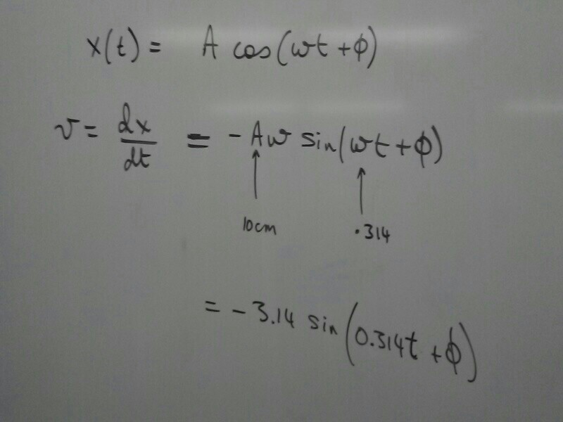 Solved simple harmonic motion problem: can you find phi (in | Chegg.com