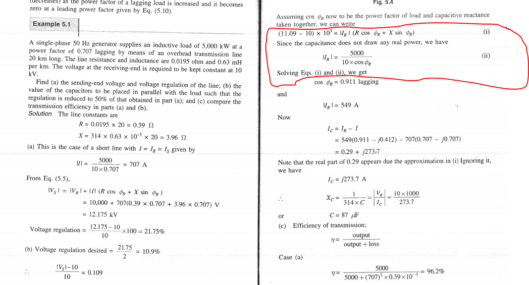 Solved the power factor of a lagging load is increased and | Chegg.com