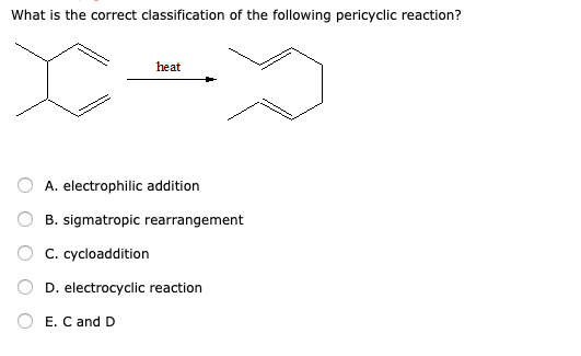 Solved What is the correct classification of the following | Chegg.com