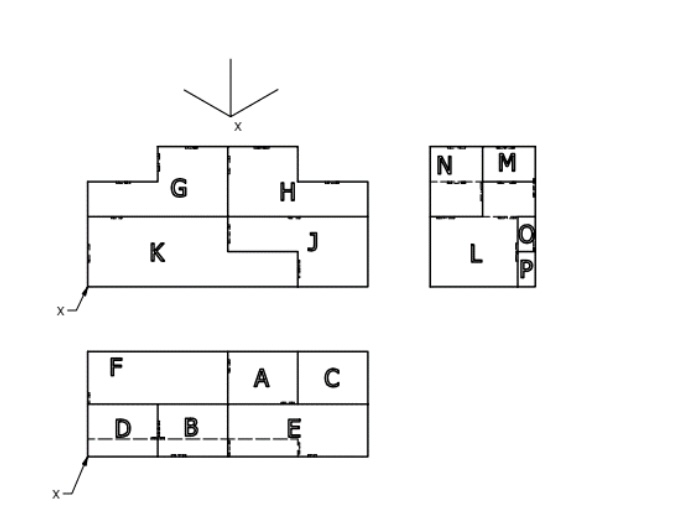 Solved This is a third angle projection orthographic view, | Chegg.com