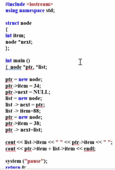 Solved Include Using Namespace Std Struct Node Int Item 4788