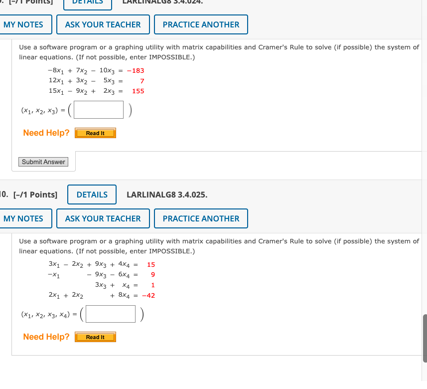 Solved MY NOTES ASK YOUR TEACHER PRACTICE ANOTHER Use a | Chegg.com