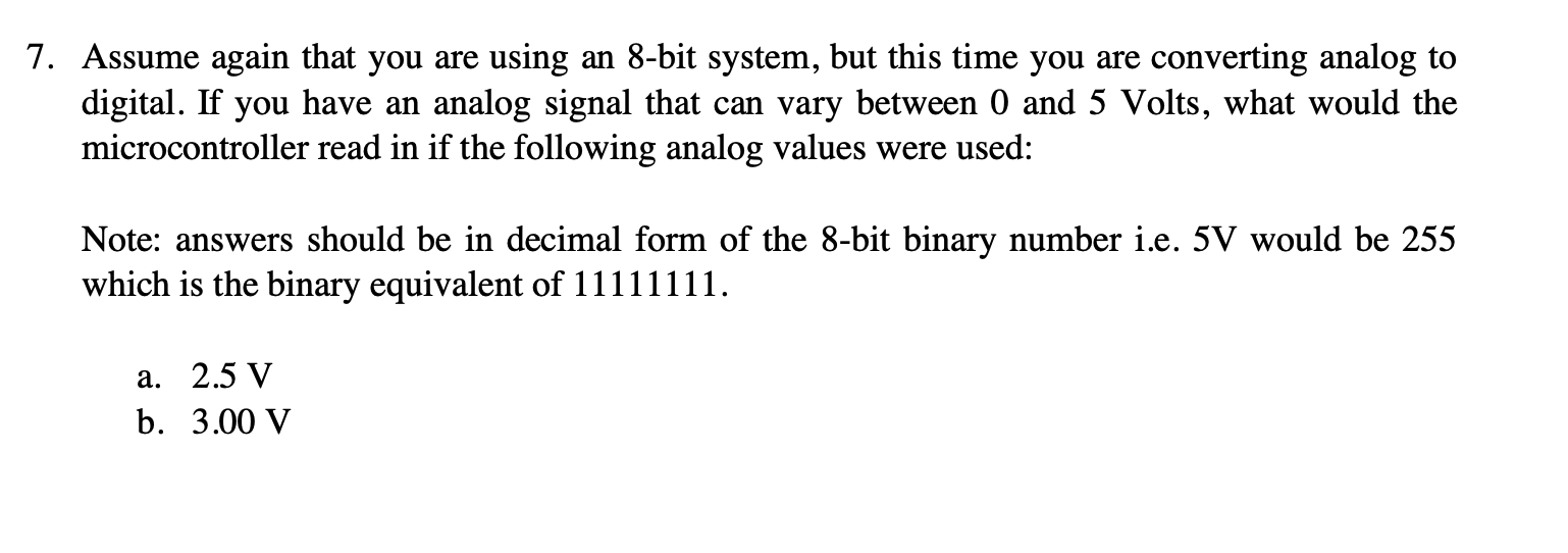 Solved 7 Assume Again That You Are Using An 8 bit System Chegg solved-7-assume-again-that-you-are-using-an-8-bit-system-chegg