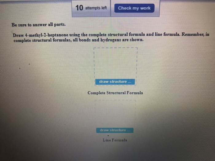 Solved 10 attempts left Check my work Be sure to answer all | Chegg.com