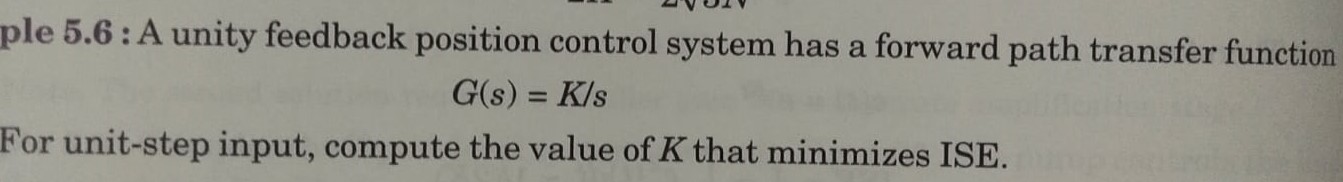 Solved le 5.6 : A unity feedback position control system has | Chegg.com