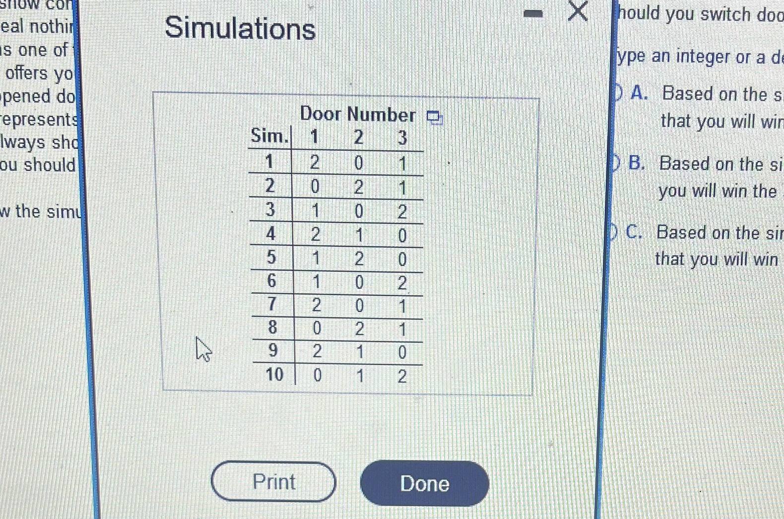 Solved Suppose you are a game show contestant who has | Chegg.com