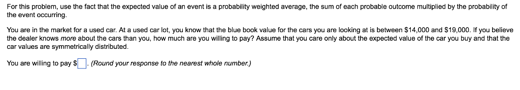 Solved For this problem, use the fact that the expected | Chegg.com