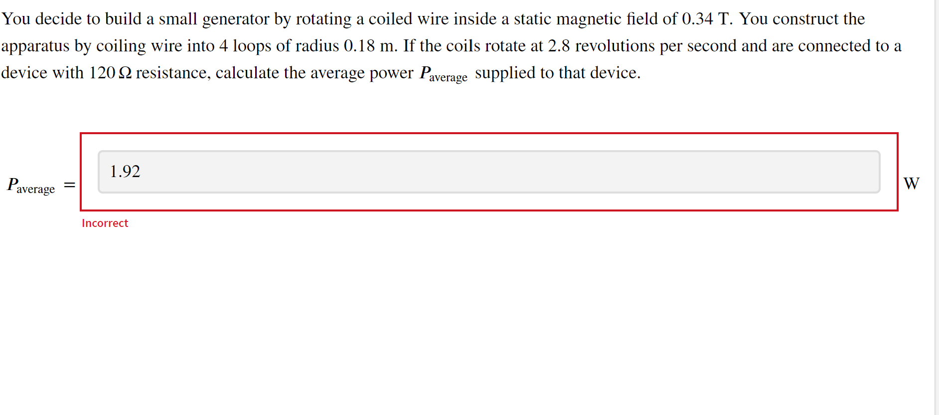 Solved You decide to build a small generator by rotating a | Chegg.com