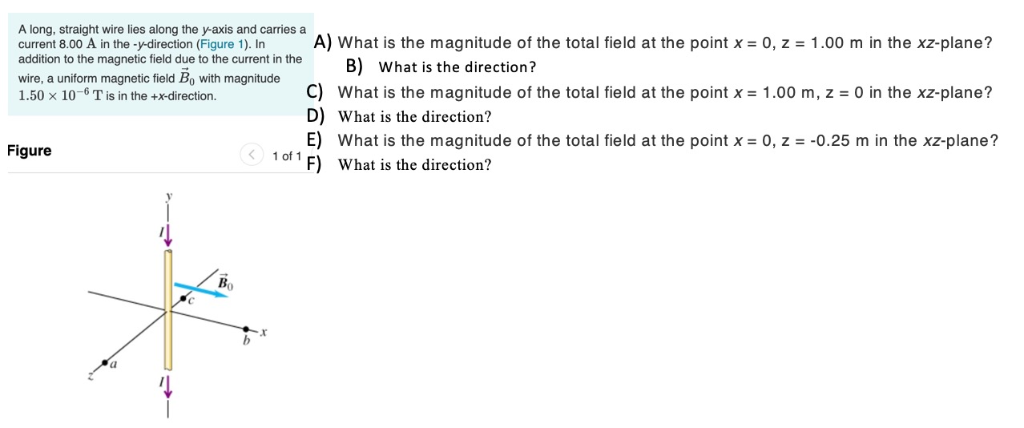 Solved A) What is the magnitude of the total field at the | Chegg.com